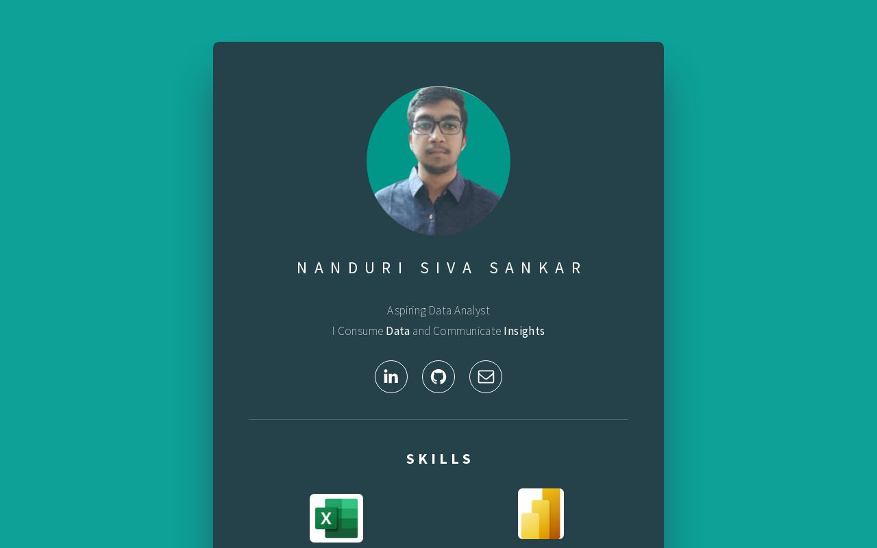 Siva_Sankar- Portfolio